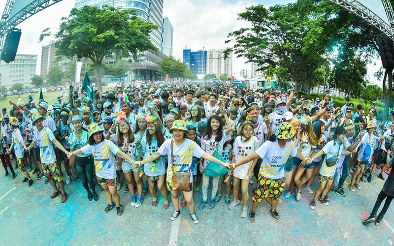 Bùng nổ sắc màu cùng Itel Mobile tại đường chạy Color Me Run 2019
