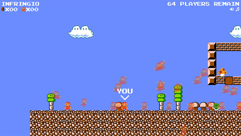 Mời bạn chơi thử Super Mario phiên bản PUBG Mobile trên trình duyệt