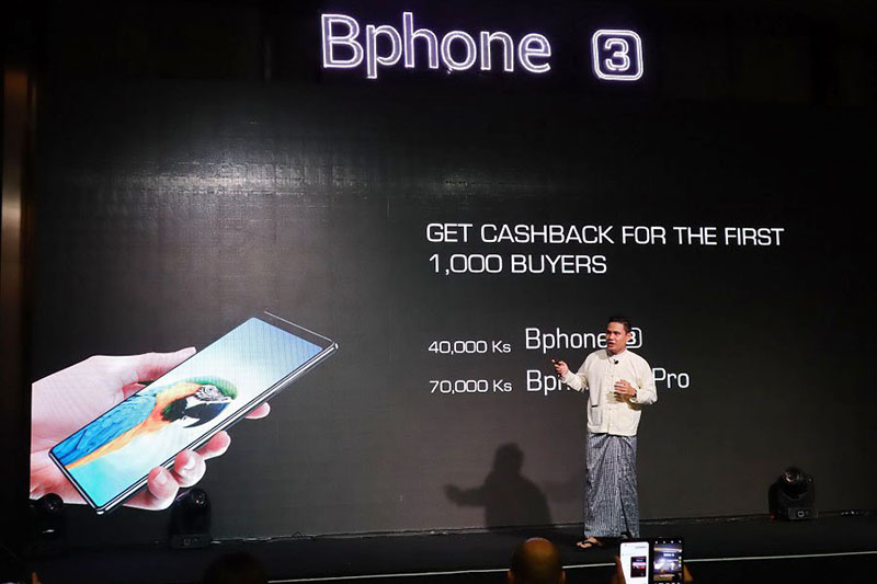 Bphone 3, Bphone 3 Pro chính thức được bán ra tại Myanmar