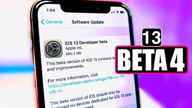 Apple phát hành phiên bản iPadOS 13, iOS 13 beta 4