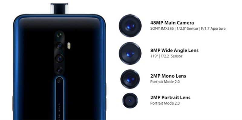 OPPO Reno2 Z ra mắt: 4 camera, chip Helio P90, giá 8.2 triệu đồng