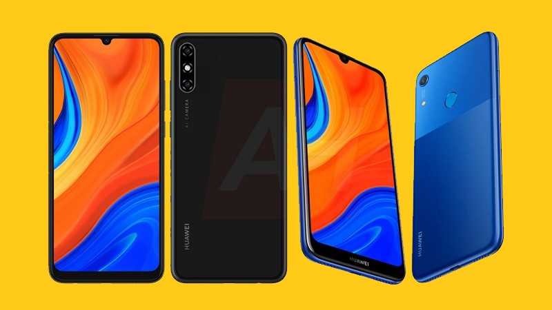 Huawei Y6s và Y6s Pro lộ ảnh render, cả hai đều có màn hình giọt nước