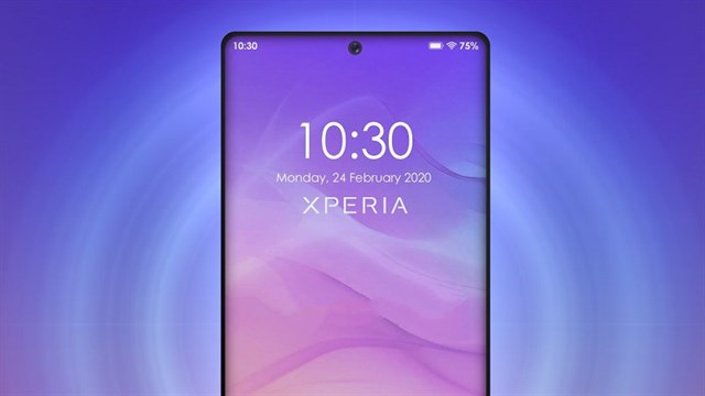 Sony rồi cũng chạy theo số đông, mang màn hình nốt ruồi lên smartphone