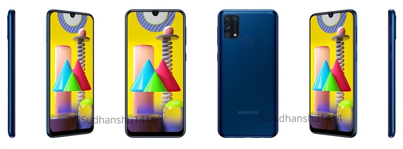 Galaxy M31 lộ đầy đủ cấu hình và ảnh báo chí sắc nét
