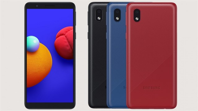 Galaxy M01 Core ra mắt: Thiết kế cổ điển, chạy Android 10 Go