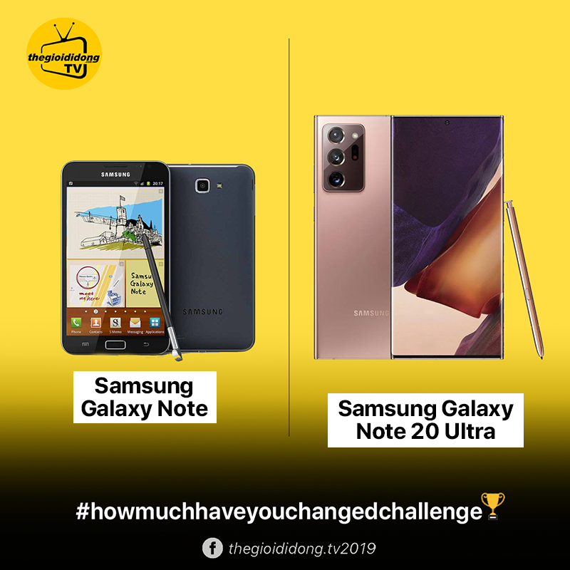 #Howmuchhaveyouchangedchallenge phiên bản công nghệ, bạn đã biết chưa?