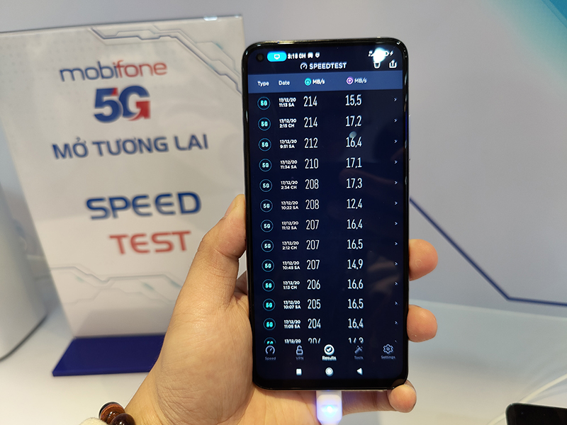 Speedtest tốc độ 5G: Nhà mạng nào đang dẫn đầu ở Việt Nam?