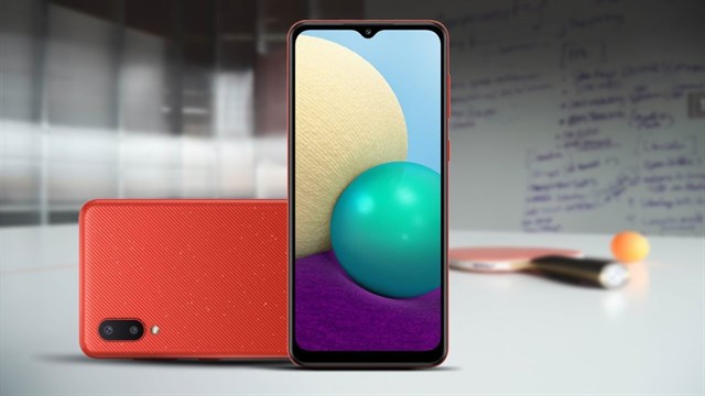 Samsung Galaxy A02 (2021) giá rẻ ra mắt: Pin siêu trâu, camera kép