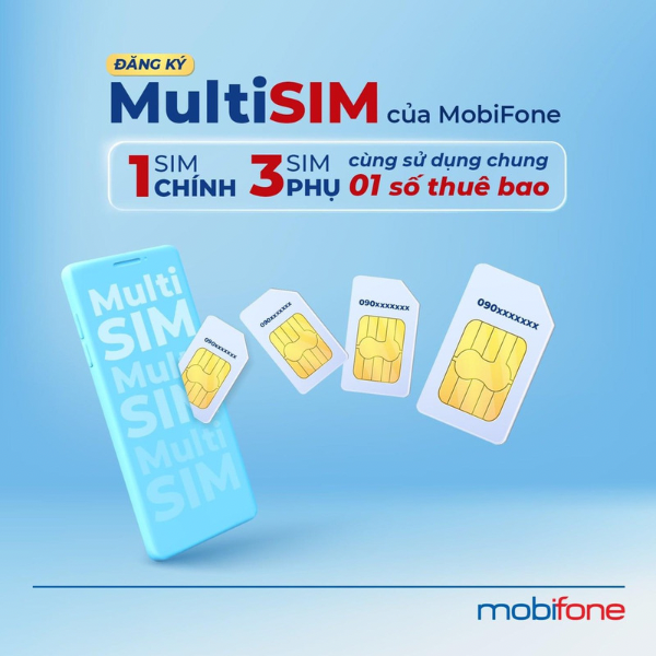 MobiFone tung dịch vụ MultiSIM giúp nhân bản 1 SIM chính ra 3 SIM phụ