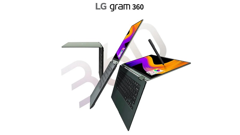 LG Gram 360 ra mắt: Thiết kế 2 trong 1, dùng chip Intel thế hệ 11