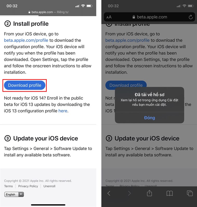 Hướng dẫn cách cập nhật iOS 14.5 Beta 7 với nhiều cải tiến mới mẻ