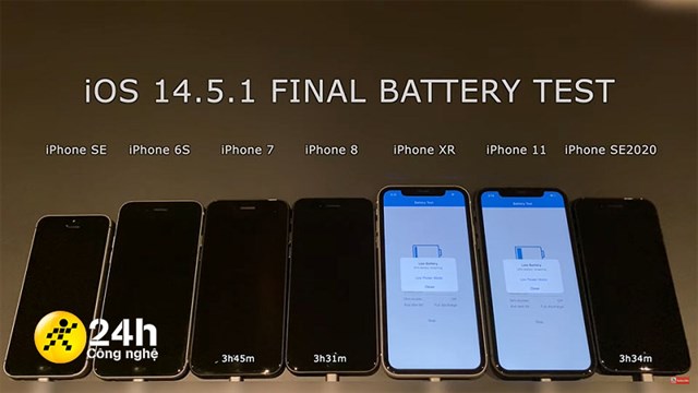 Kiểm tra mức độ tiêu hao pin của iOS 14.5.1, có nên cập nhật không?