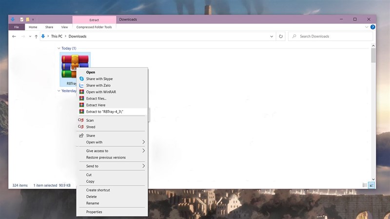 Cách đưa ứng dụng xuống System Tray để máy tính trông gọn gàng hơn