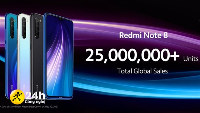 Redmi Note 8 2021 sẽ sớm ra mắt, bản gốc đã bán được 25 triệu chiếc