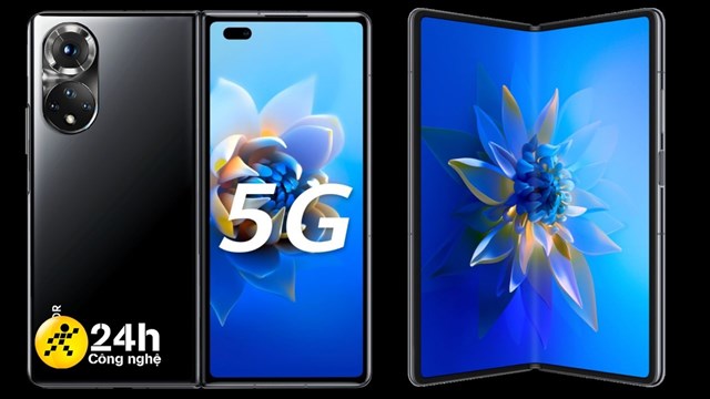Honor Magic Fold lộ ảnh render, mang thiết kế của Honor 50 Pro
