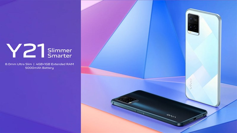Vivo Y21 được mở bán với 2 màu sắc đẹp mắt, thêm một lựa chọn giá tốt
