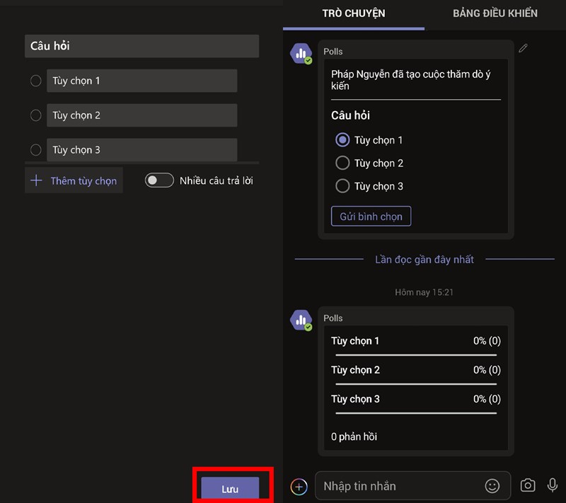 Hướng dẫn cách tạo vote trên Microsoft Teams cực đơn giản bạn nên biết