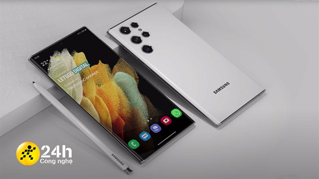 Galaxy S22 Ultra lộ ảnh thực tế: Có khe đựng bút, camera thiết kế mới