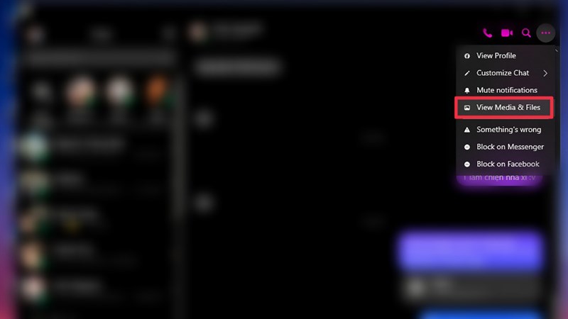 Hướng dẫn cách xem các file đã gửi trên Messenger máy tính cực dễ dàng