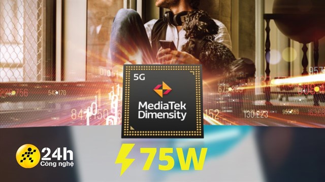Bộ vi xử lý Dimensity 7000 5nm sẽ hỗ trợ sạc nhanh lên đến 75W