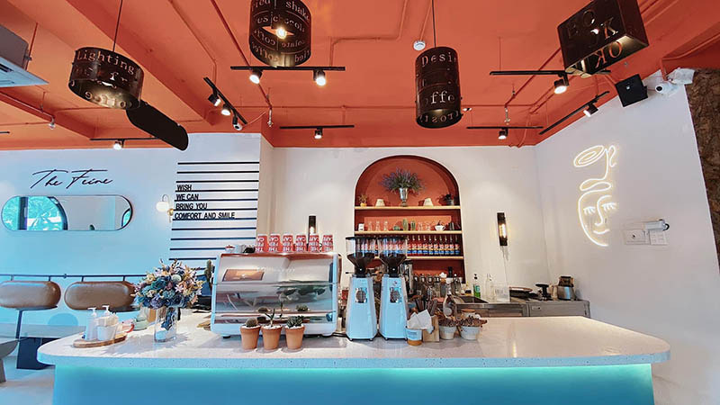9 quán cafe background 1 màu, không cầu kỳ lại khiến teen chết ghiền