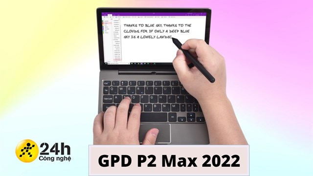 Máy tính mini GPD P2 Max 2022 sắp ra mắt với cải tiến hiệu năng