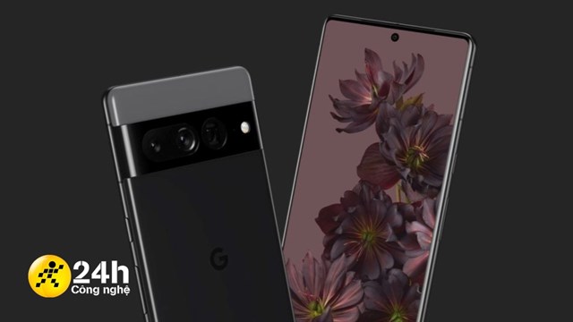 Render Pixel 7 Pro lộ diện cùng màn hình cong, 3 camera mặt lưng