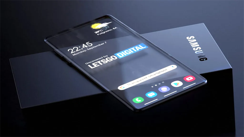 Galaxy Z Slide lộ bằng sáng chế với màn hình mở rộng trong suốt