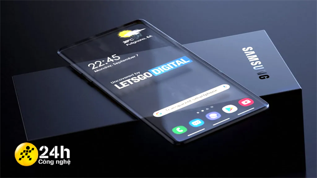 Galaxy Z Slide lộ bằng sáng chế với màn hình mở rộng trong suốt