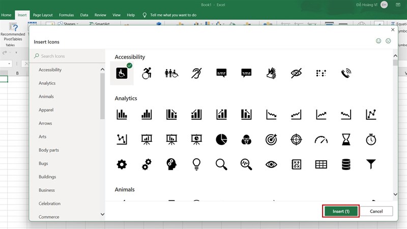 Hướng dẫn cách chèn icon vào Excel cực đơn giản và nhanh chóng cho bạn