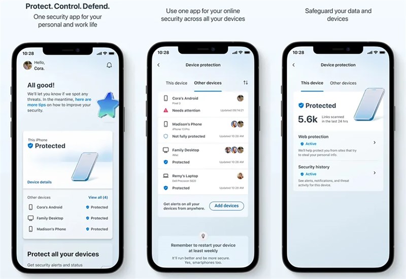 Microsoft Defender sẽ khởi chạy trên Windows, macOS, iOS và Android