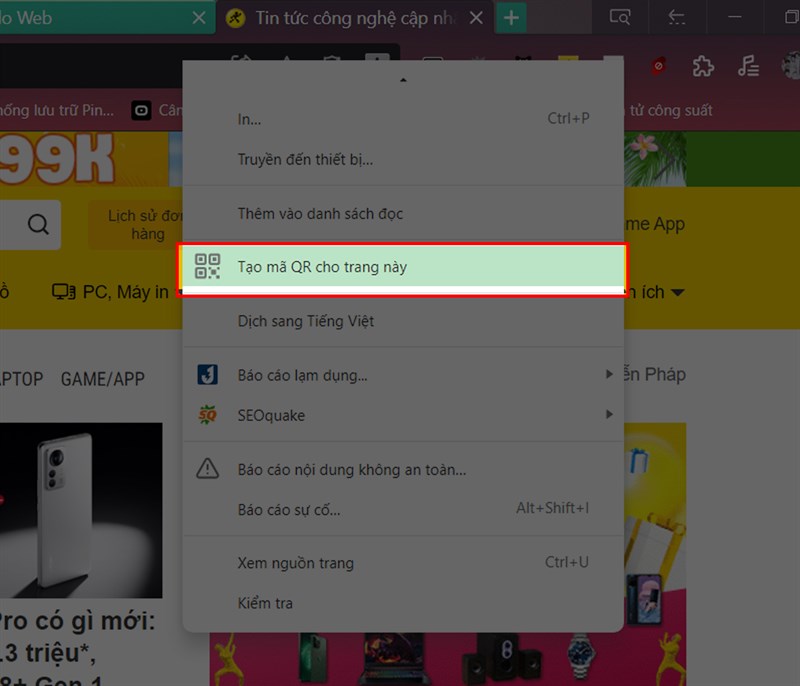 Cách tạo mã QR trang web trên máy tính để chia sẻ nó nhanh hơn
