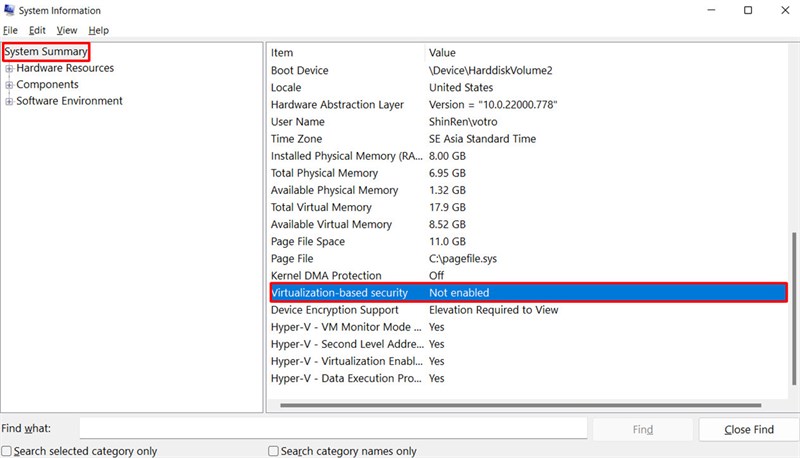 3 cách tắt Virtualization Based Security trên Windows 11 siêu đơn giản