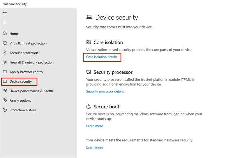 3 cách tắt Virtualization Based Security trên Windows 11 siêu đơn giản