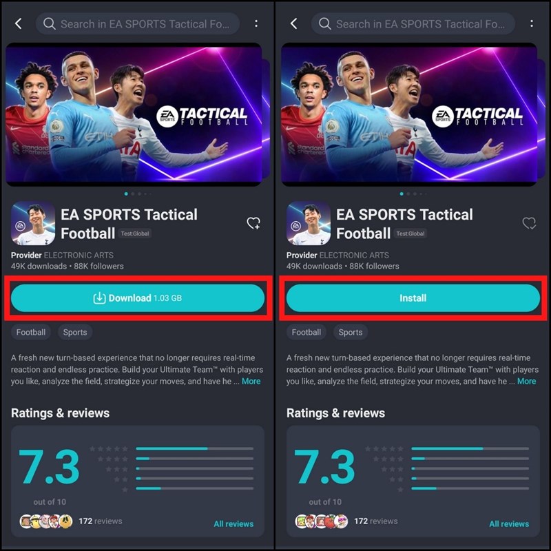 Cách tải Tactical Football tại Việt Nam để có những trận cầu đỉnh cao