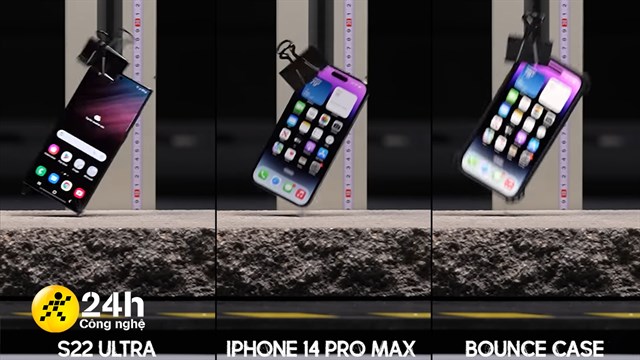 Drop test iPhone 14 Pro Max, liệu có bền hơn Galaxy S22 Ultra?