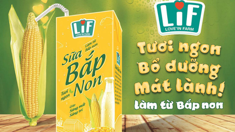 Khởi động ngày mới đầy hứng khởi với sữa bắp non LiF