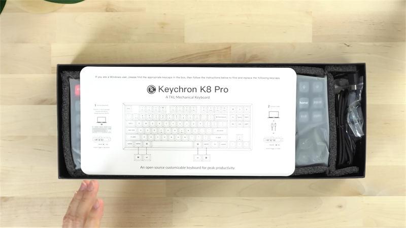 Trên tay Keychron K8 Pro: Thiết kế đẹp,chất lượng, cảm giác gõ ngon