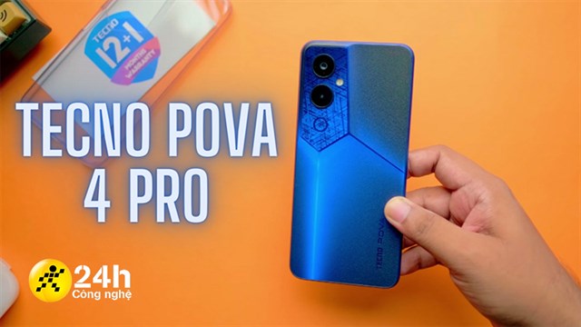Trên tay Tecno POVA 4 Pro: Hiệu năng khá, pin khủng 6.000 mAh