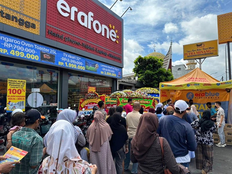 EraBlue, 'Điện máy XANH' đầu tiên ở Indonesia chính thức khai trương