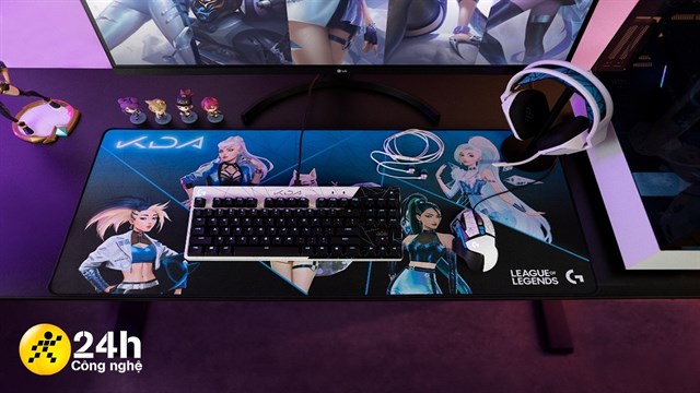 Trọn bộ sản phẩm Logitech G K/DA - Niềm ao ước của game thủ LMHT!