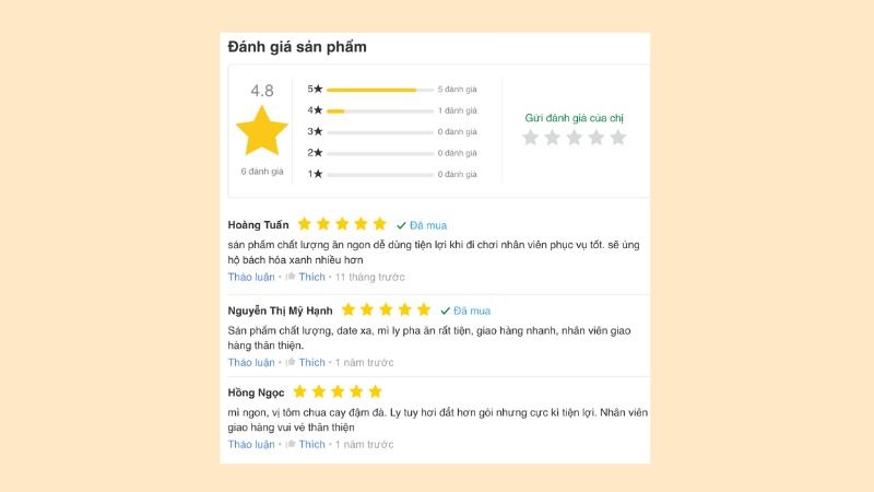 Top 10 sản phẩm mì bán chạy nhất trên Bách hóa XANH