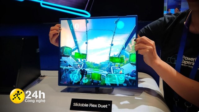 [CES2023] Flex Hybrid OLED trình làng, mẫu màn hình vừa gập vừa trượt!