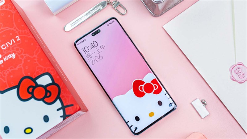 Trên tay Xiaomi CIVI 2 Hello Kitty: Ngoại hình bắt mắt, dễ thương