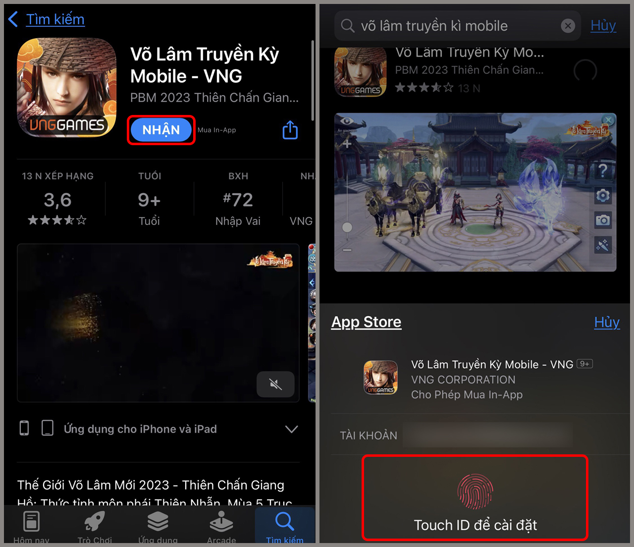 Cách tải Võ Lâm Truyền Kỳ Mobile trên iPhone, game nhập vai cực kỳ hay