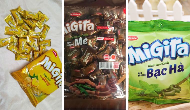 Kẹo Migita có những hương vị nào? Giá bao nhiêu?