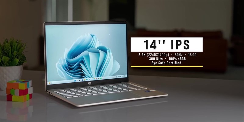 Trên tay HP Pavilion Plus 14: Thiết kế đẹp, màn 2.2K, Intel i5 Gen 12