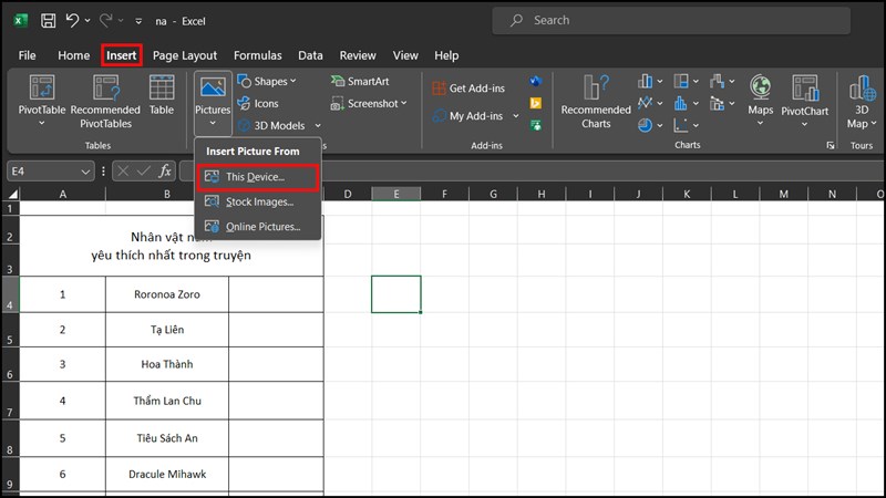 Cách chèn ảnh hàng loạt vào Excel nhanh chóng mà bạn cần để làm việc n