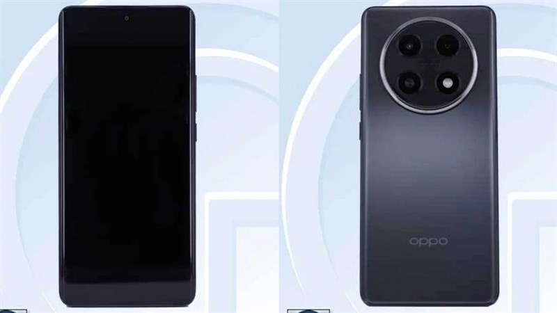 OPPO A2 lộ diện với màn hình OLED cong tràn viền, mặt sau có 3 camera