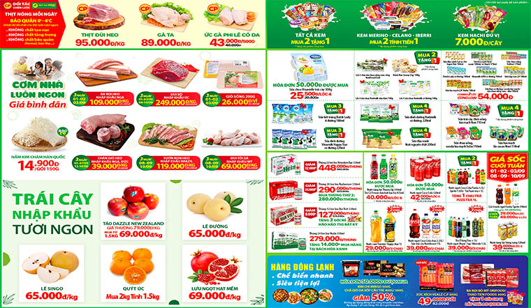 Chương trình khuyến mãi Bách hóa XANH Tháng 9